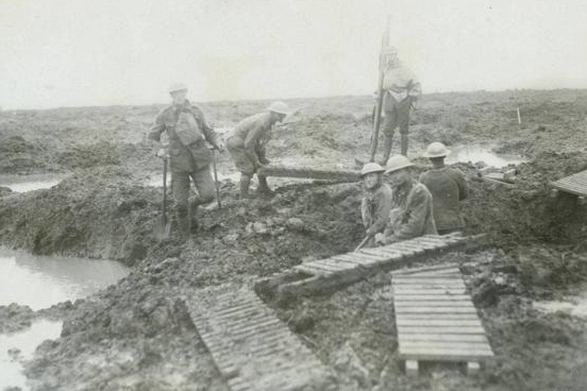 Life In The Trenches Ww1 Canada