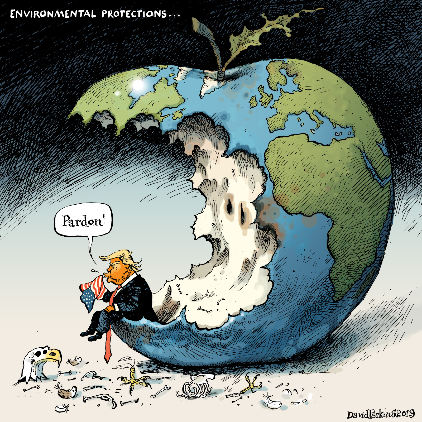 Environmental Protections : r/editorialcartoons