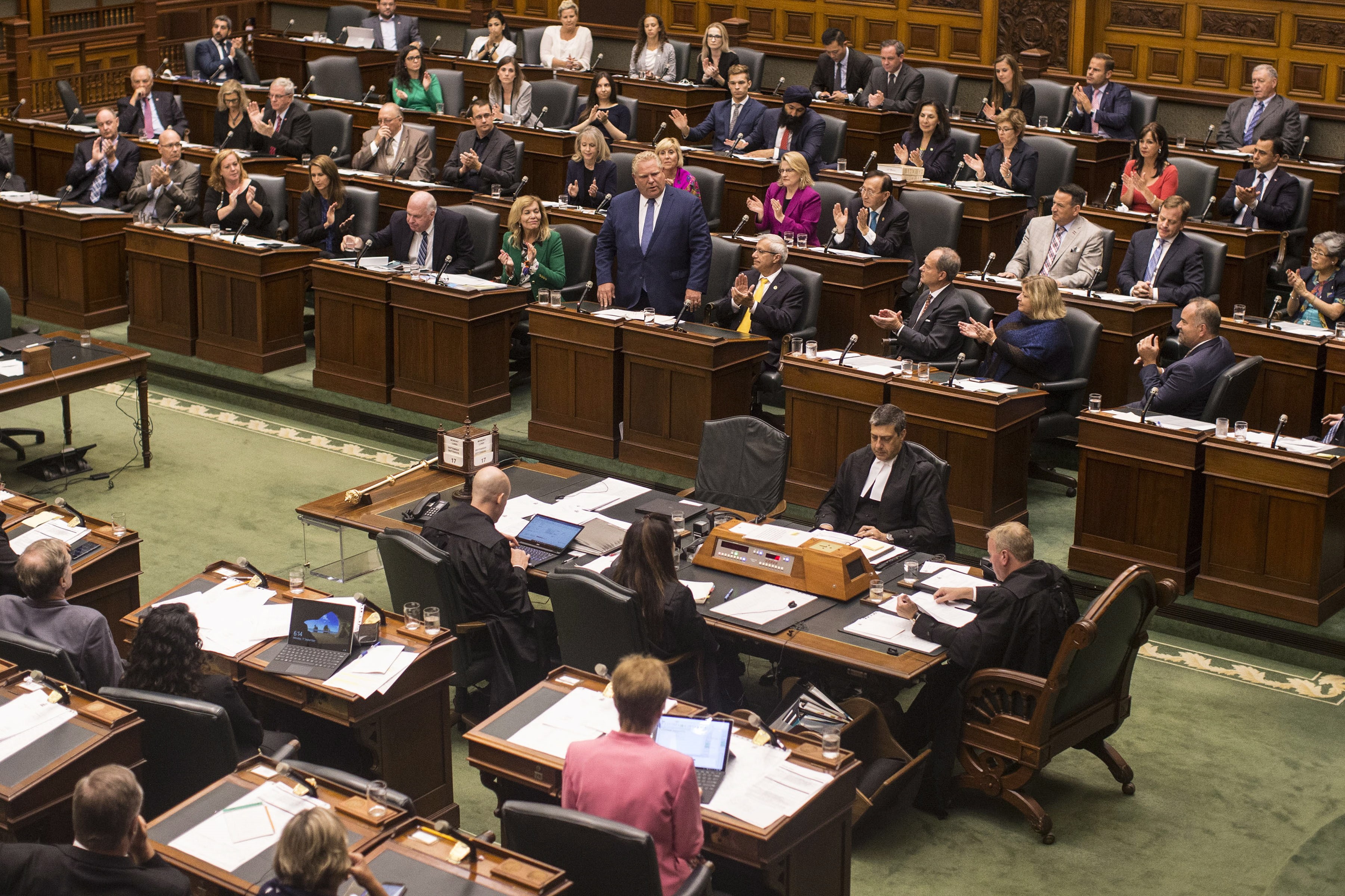 In Photos: Ontario government holds rare overnight debate on bill to ...