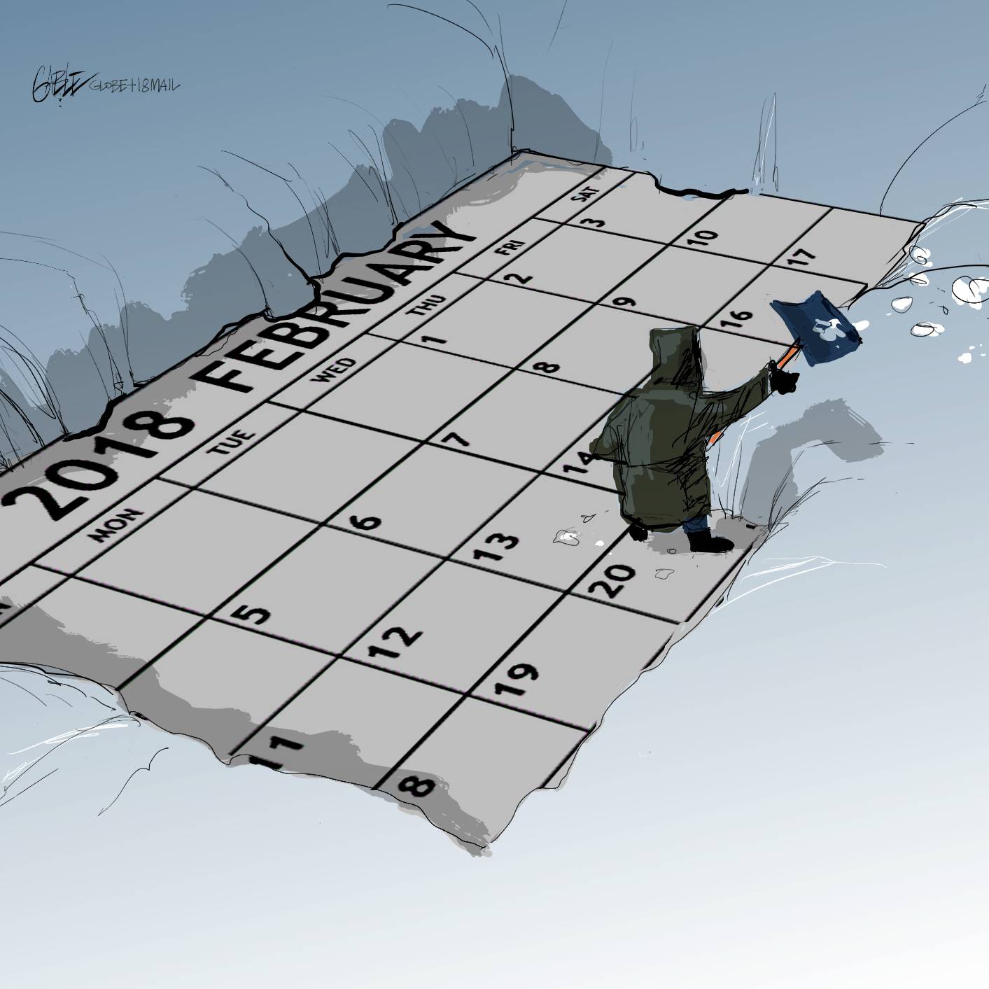 Editorial cartoons for February, 2018 - The Globe and Mail