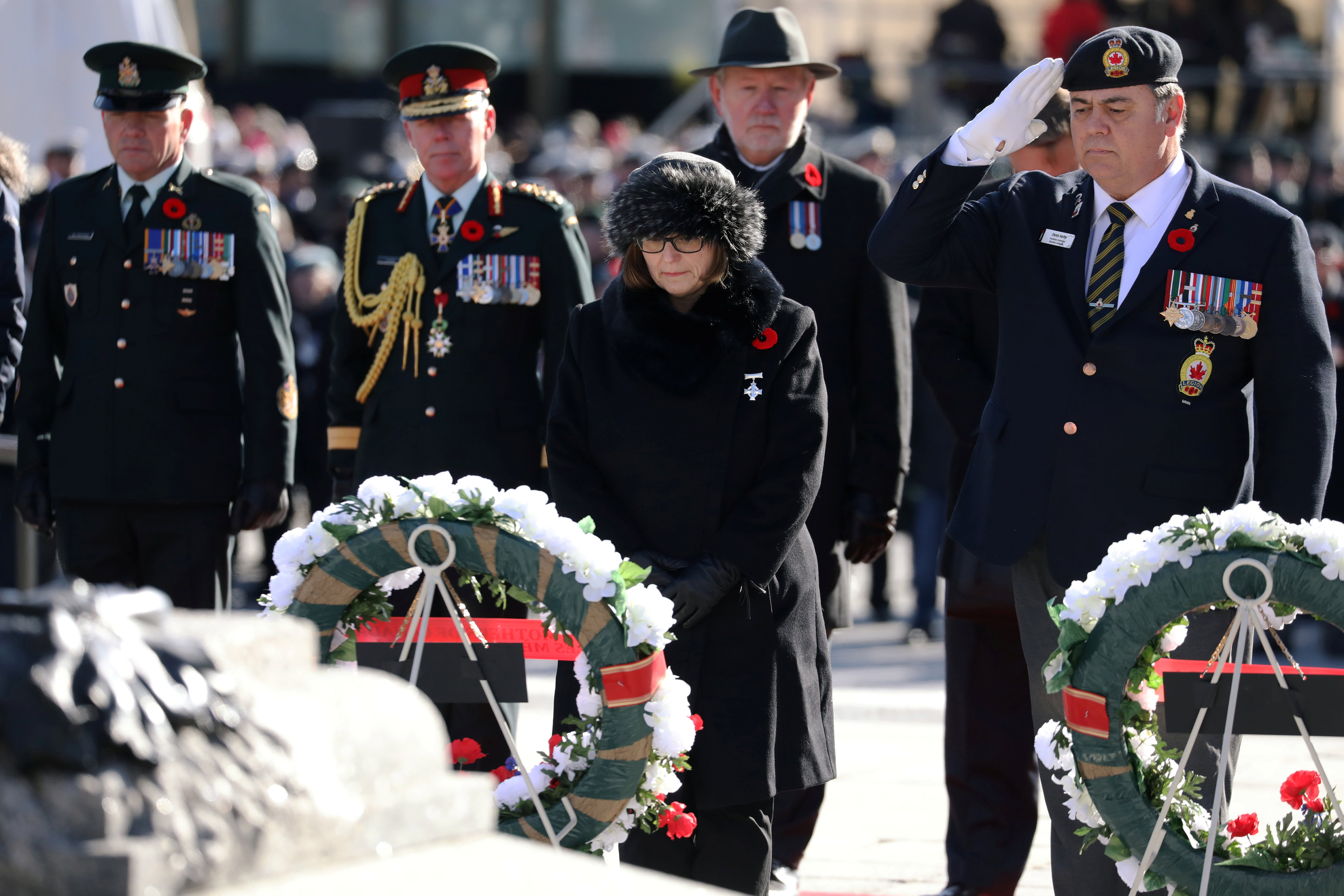 In photos: Remembrance Day ceremonies across Canada - The Globe and Mail